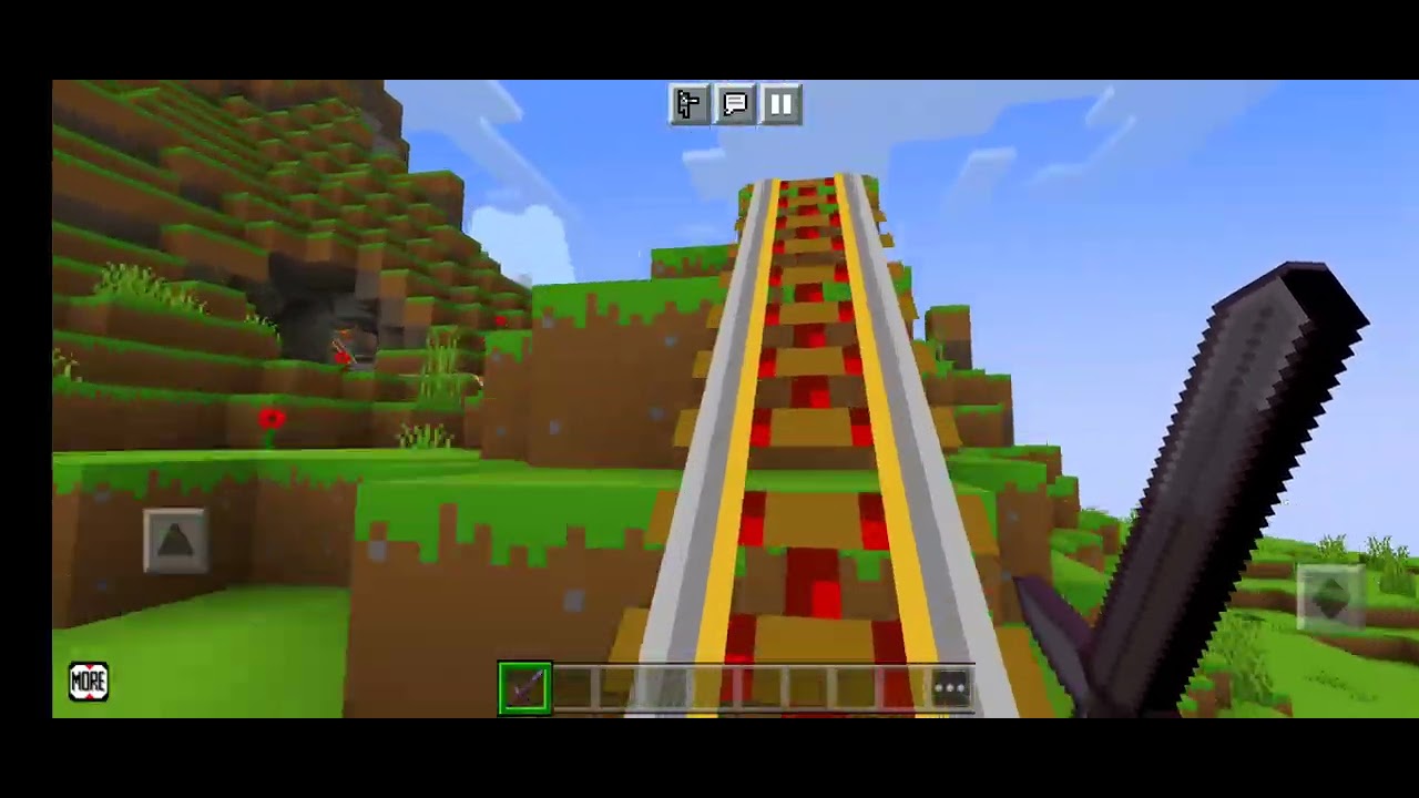 minecraft rollercoaster (0283) - YouTube