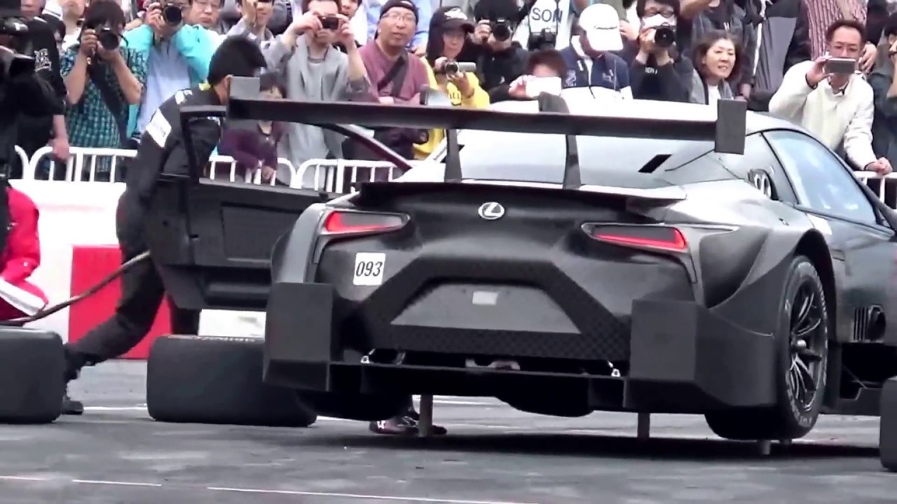レクサスチーム:「J SPORTS杯 SUPER GT Pit Stop Contest」2017 - YouTube