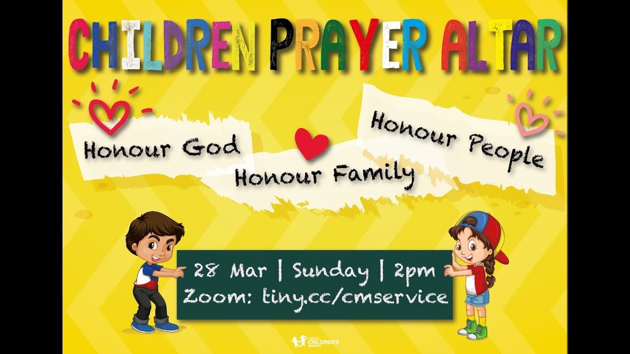 Children's Ministry Online // Combined Prayer Altar // 28th March 2021 ...