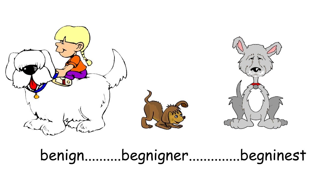 more benign,most benign,benigner,benignest-nice ASL - YouTube