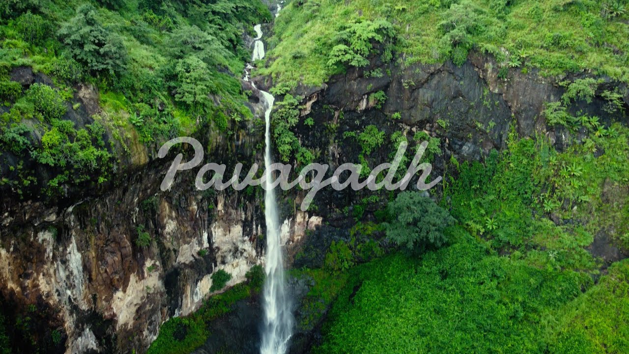Pavagadh Khuniya Mahadev Temple and Waterfall | #pavagadh #waterfall # ...