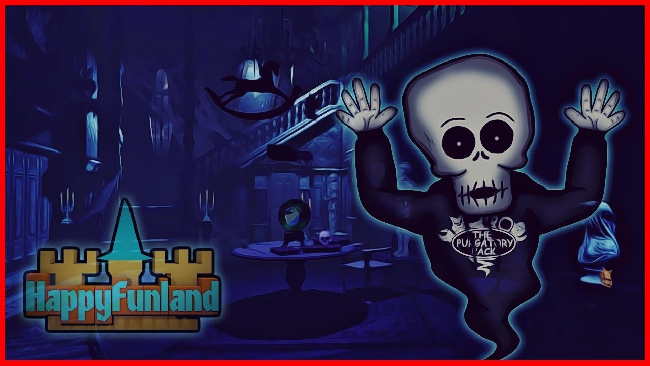 A Haunted Mansion ( Happy Funland VR Part 3 Funny Moments ) - YouTube
