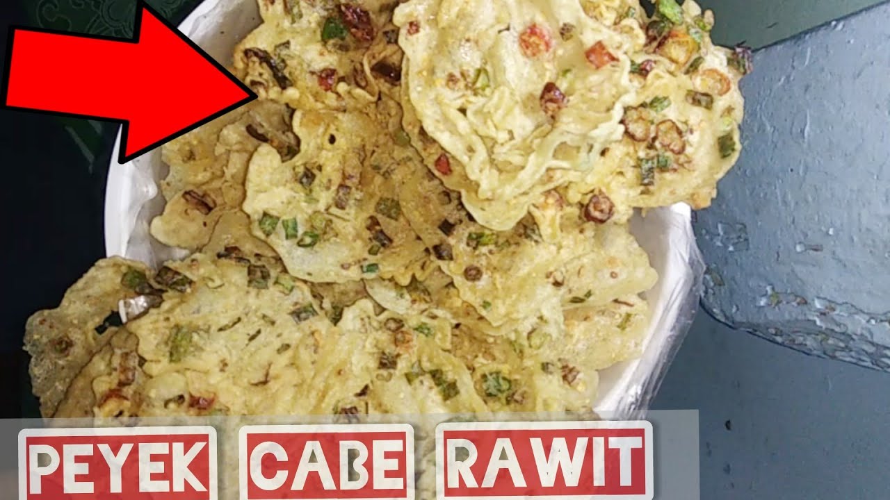 Resep Peyek cabe Kress Banget - YouTube