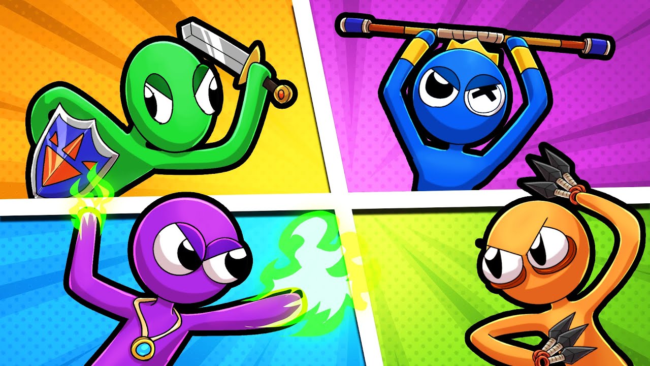 RAINBOW STICKMAN TOWER DEFENSE! (Stickman TD) - YouTube