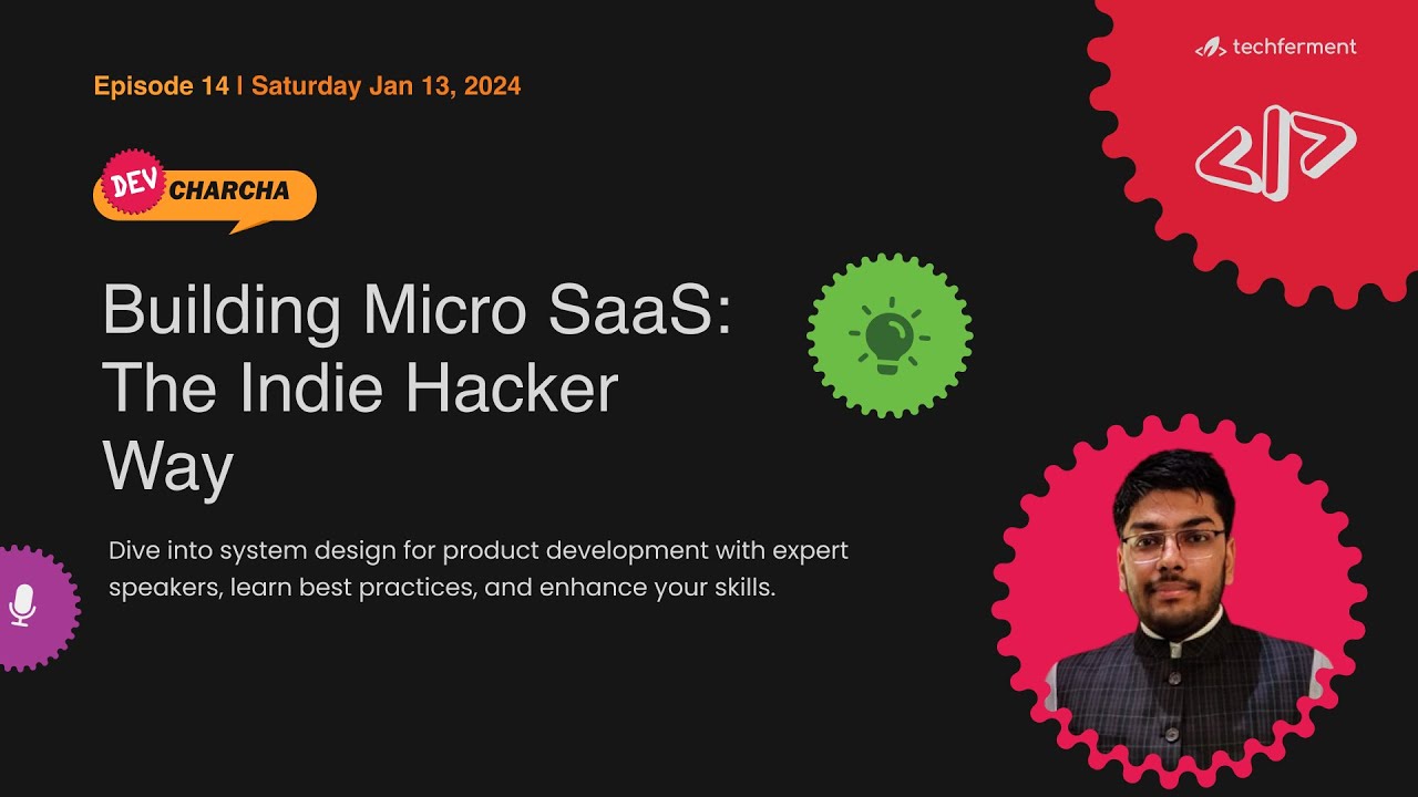 14. Building Micro SaaS | #TechFerment - YouTube