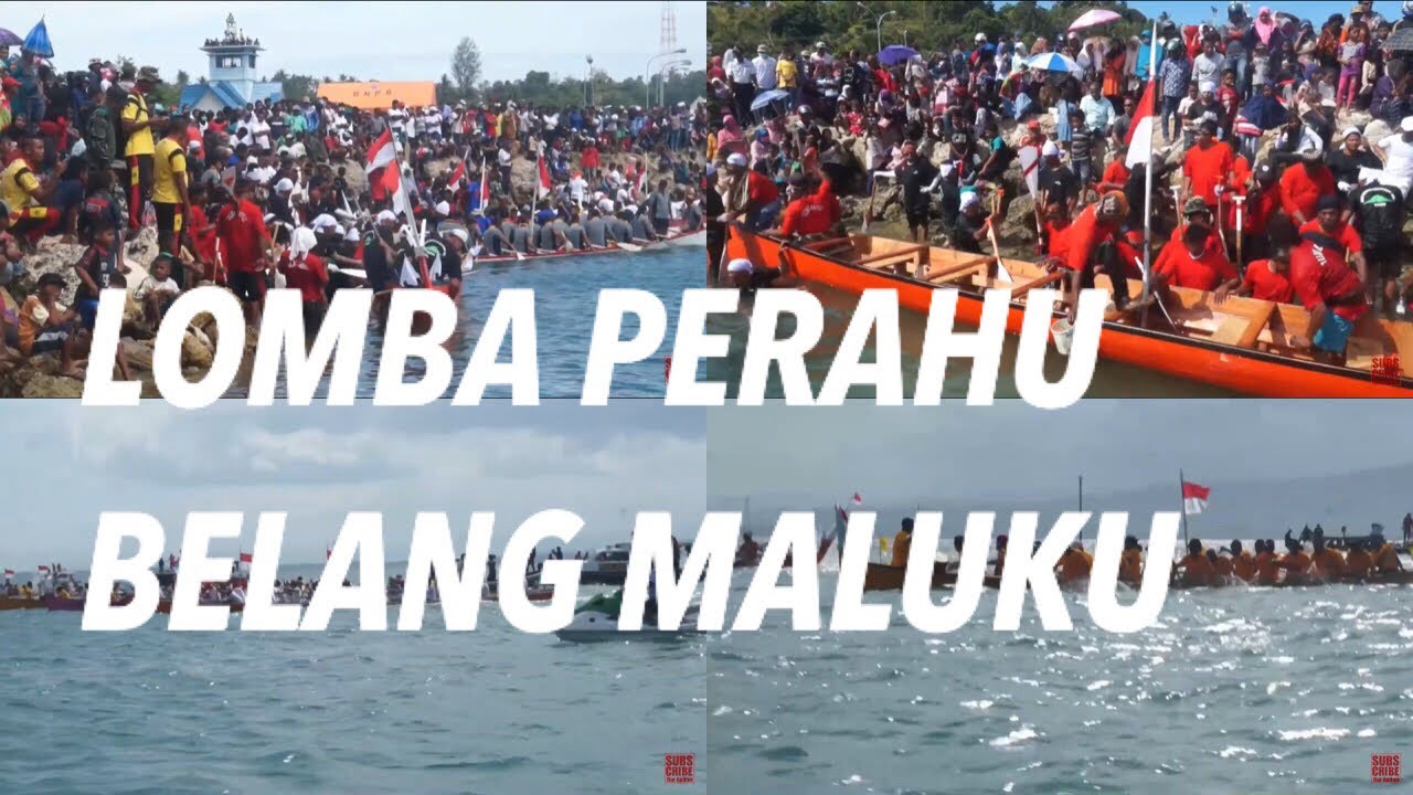 LOMBA PERAHU BELANG DI PULAU BURU MALUKU - YouTube