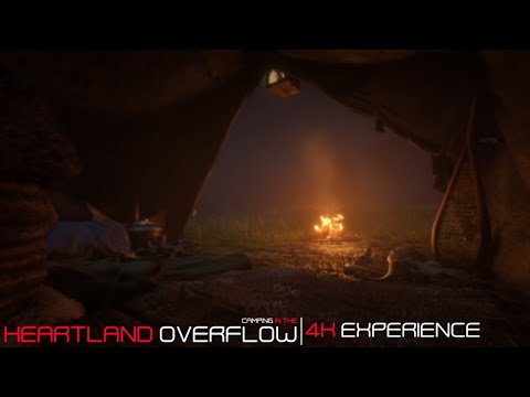 Red Dead 2 Ambience (Camping in the Heartlands Overflow) 4K Experience ...