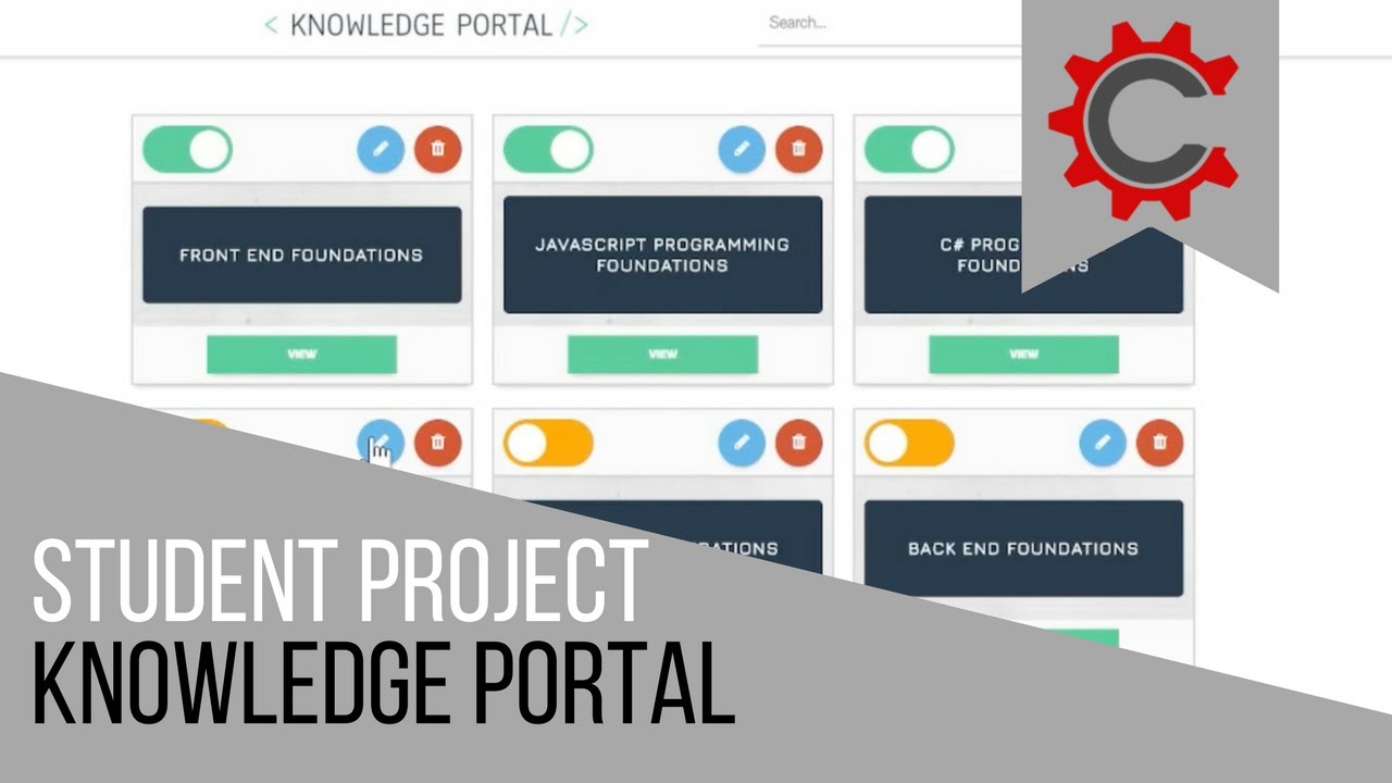 Student Project Showcase: Knowledge Portal - YouTube