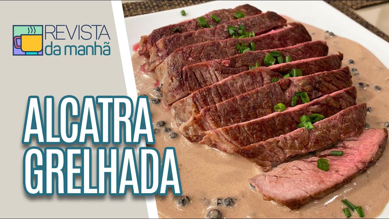Alcatra grelhada ao molho de conhaque e pimenta - Revista da Manhã (10 ...