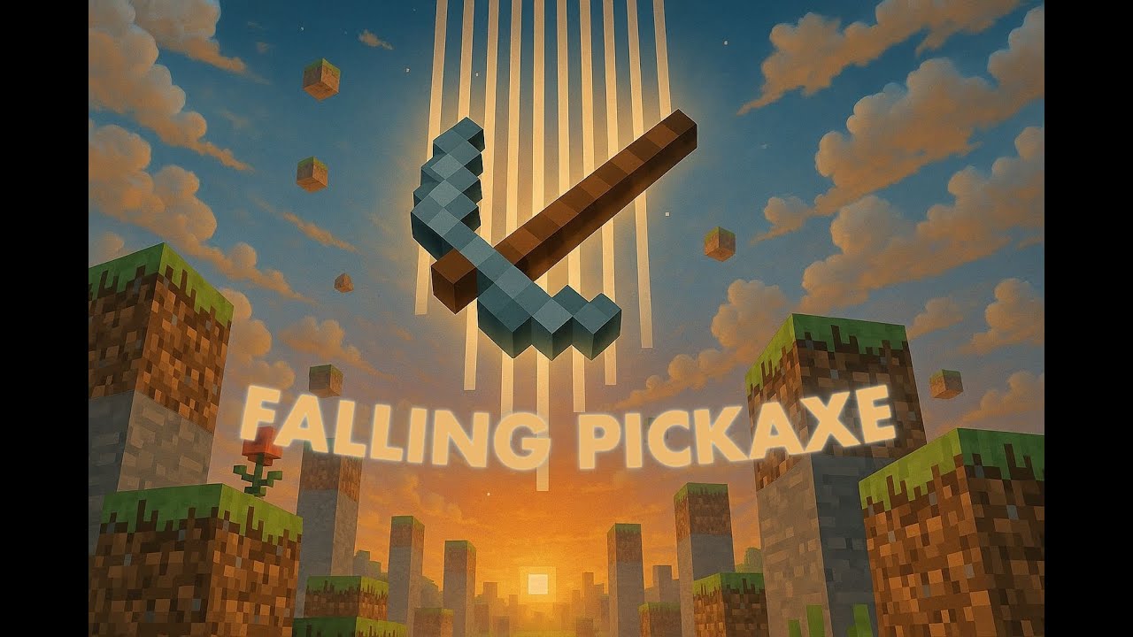 Minecraft FALLING PICKAXE! (Chat Controlled) #minecraftlive - YouTube