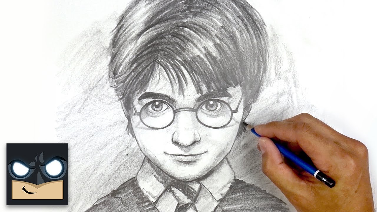 How To Draw Harry Potter YouTube Studio Sketch Tutorial YouTube