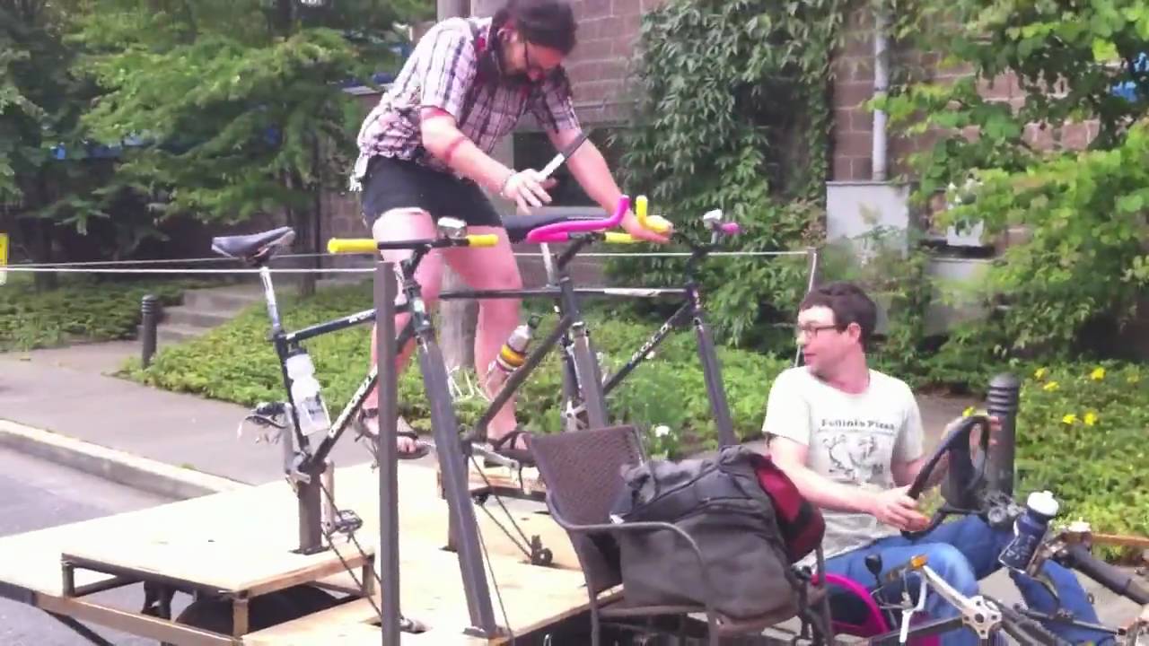 Madison Market Bicycle-Powered Float HD Version - YouTube