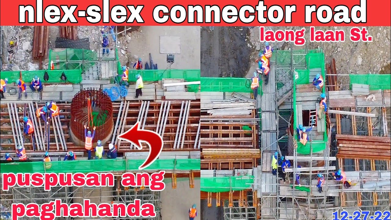 pag assemble ng mga rebars na para sa pierhead puspusan na|nlex-slex connector road|laong laan ...