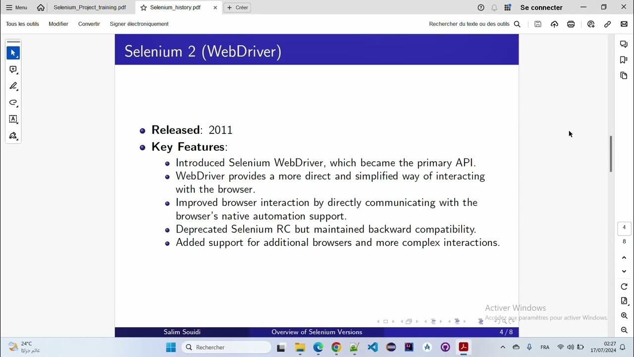 5 Selenium Introduction Selenium Releases & History - YouTube