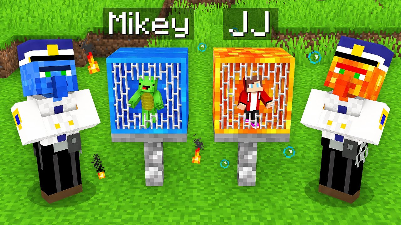 Mikey WATER vs JJ LAVA Prison Escape in Minecraft (Maizen) - YouTube