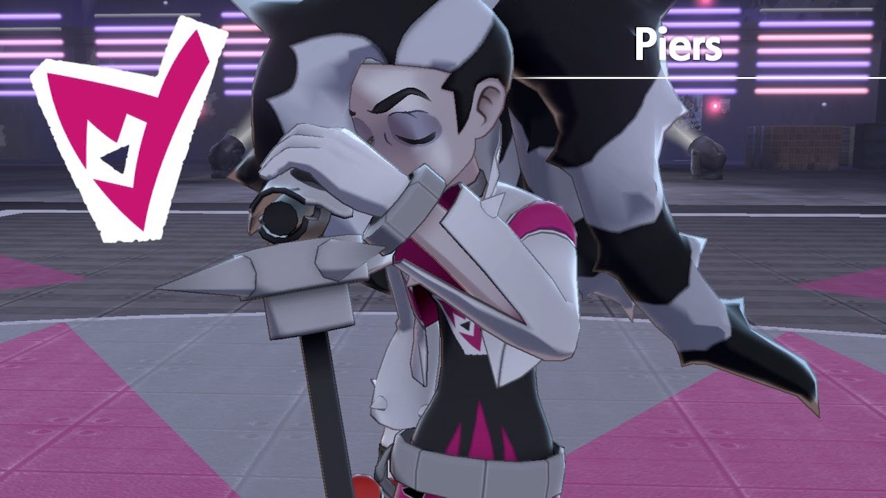 Pokémon Sword - Beat ya down and never let up, Piers the Punk Rock Dark ...