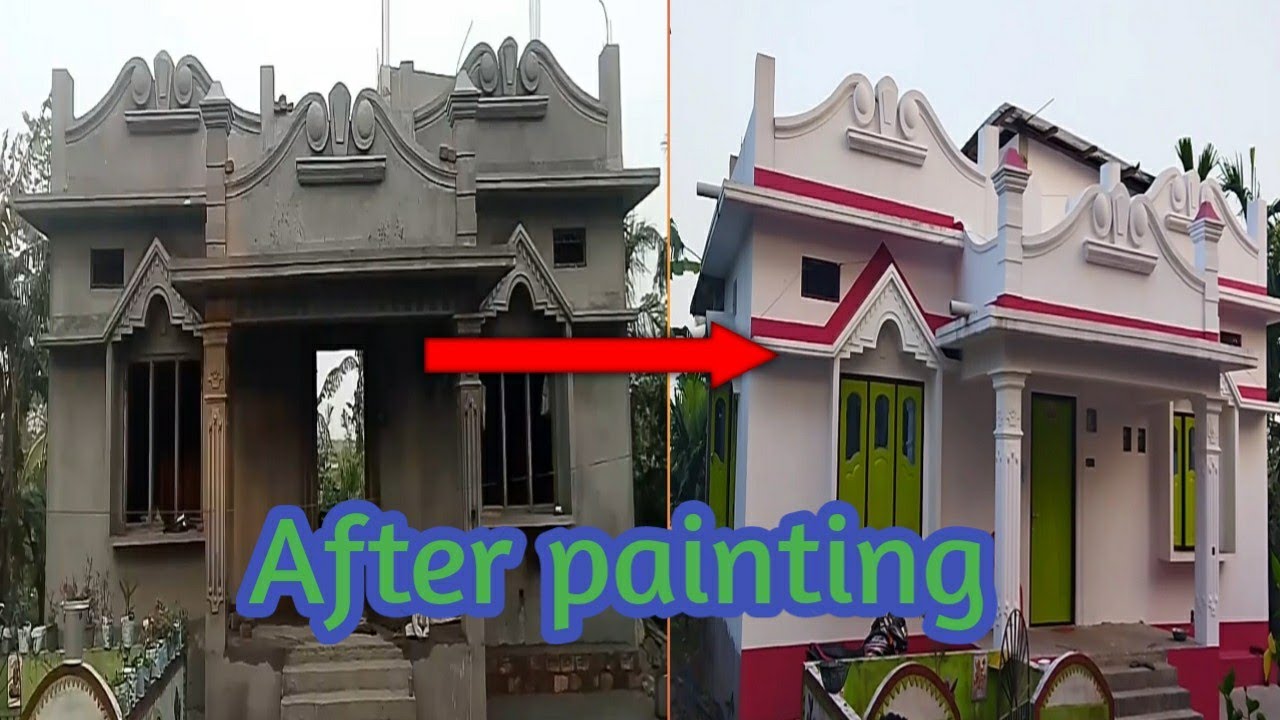 House Front Site Design || House Finishing Design - YouTube