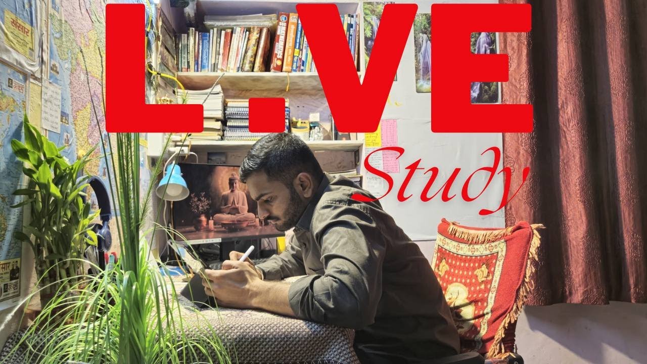 ||LIVE ||Study With Me: Real-Time Productivity day (30/75) - YouTube