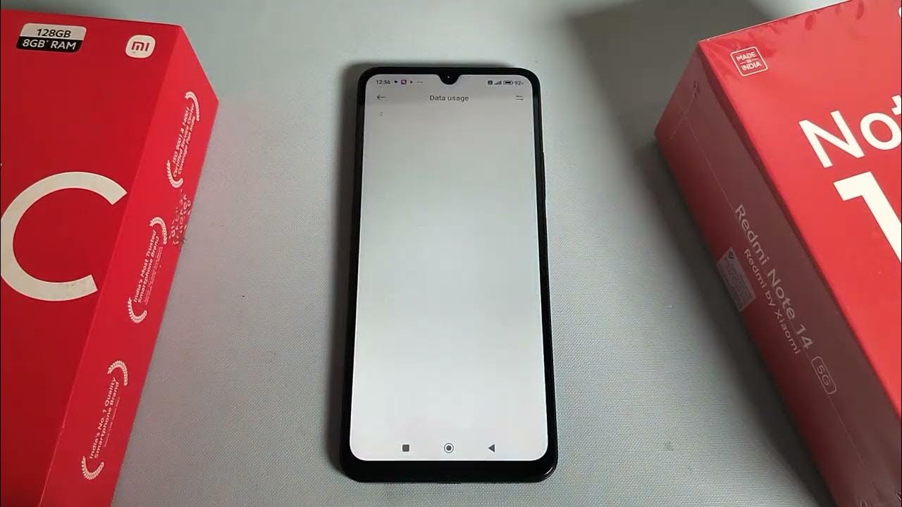 How To see Data usage in Redmi 14C 5G || Redmi me Data usage kaise dekhe - YouTube