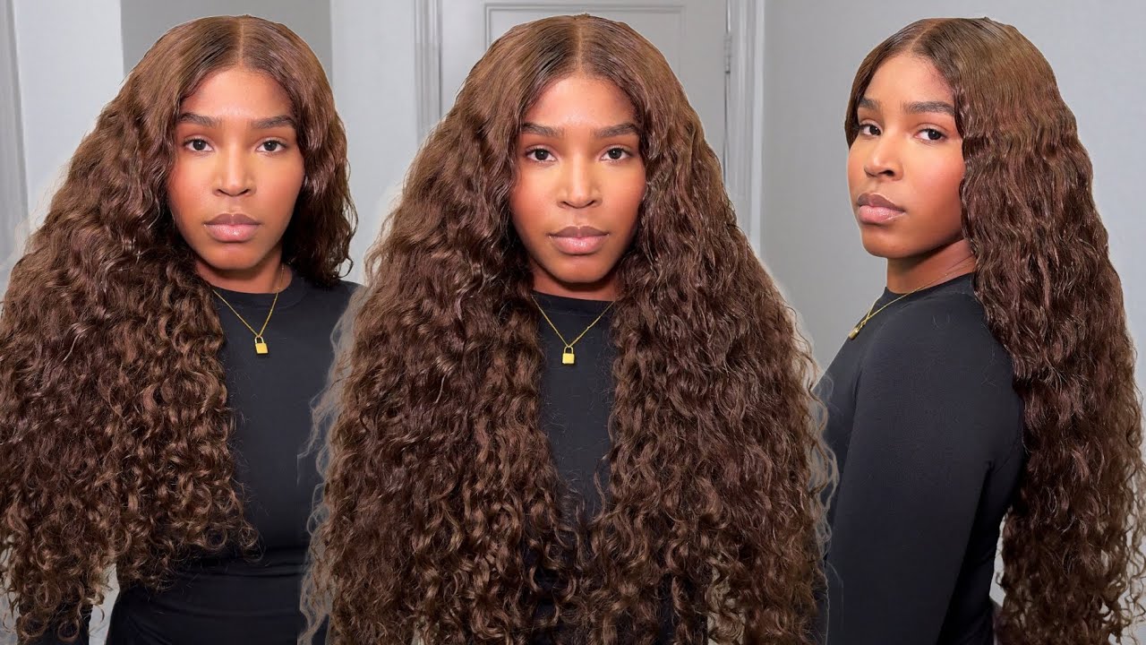$50 OFF THE PERFECT BROWN COLORED DEEP WAVE WIG 28IN | DORSANEE - YouTube