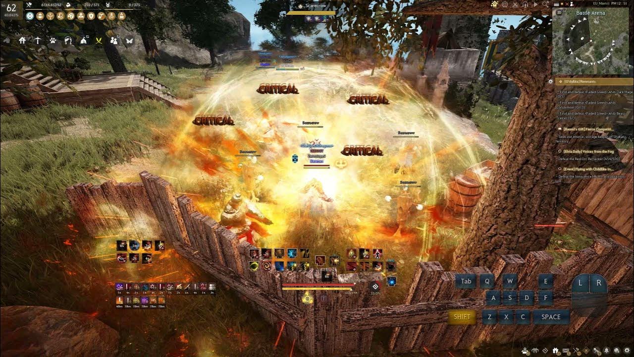 BDO Striker Awakening Rework PVE Combo - YouTube