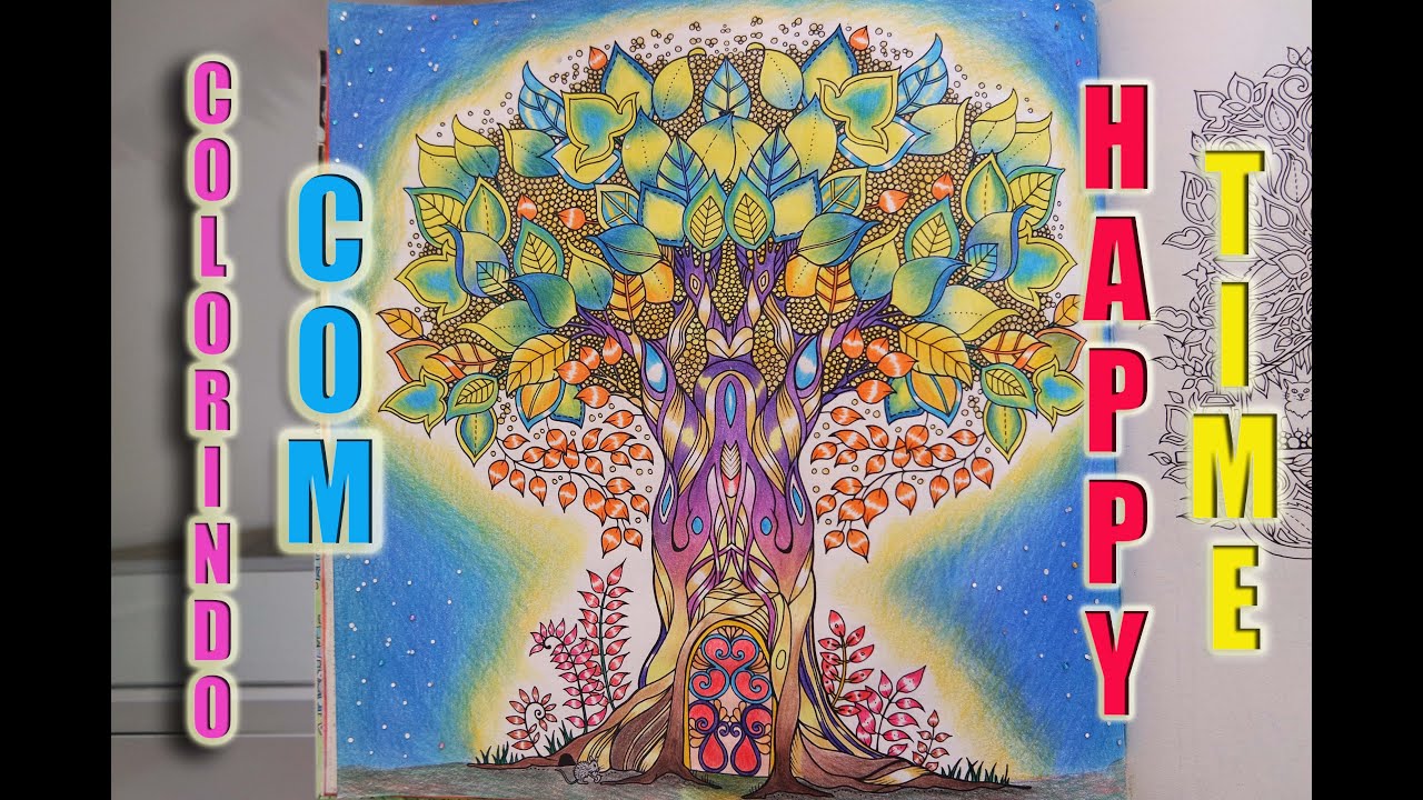 Colorindo com os lápis Happy Time + resenha sobre eles - YouTube