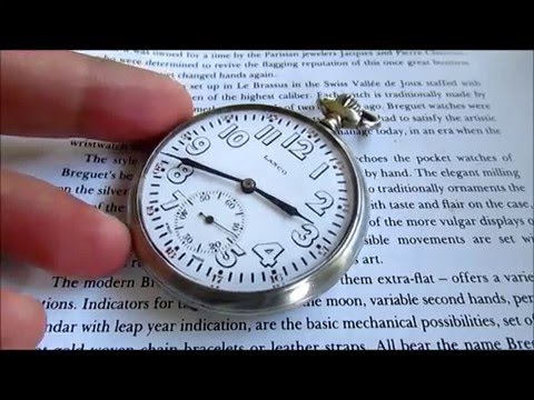 Lanco Pocket Watch 1950s