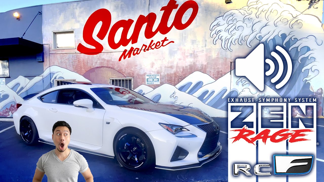 Titanium Terror: Lexus RCF Gets a ZEN-Rage Makeover - YouTube