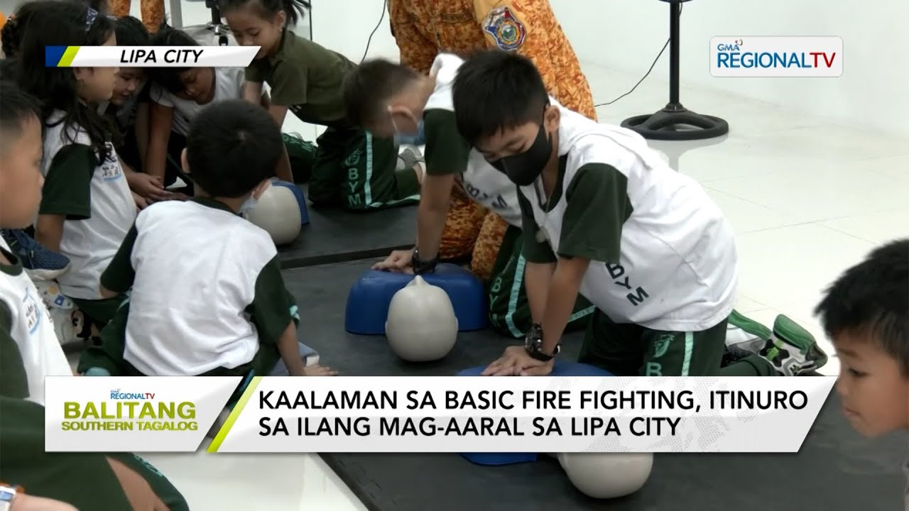 Balitang Southern Tagalog: Basic fire fighting itinuro sa ilang mag ...