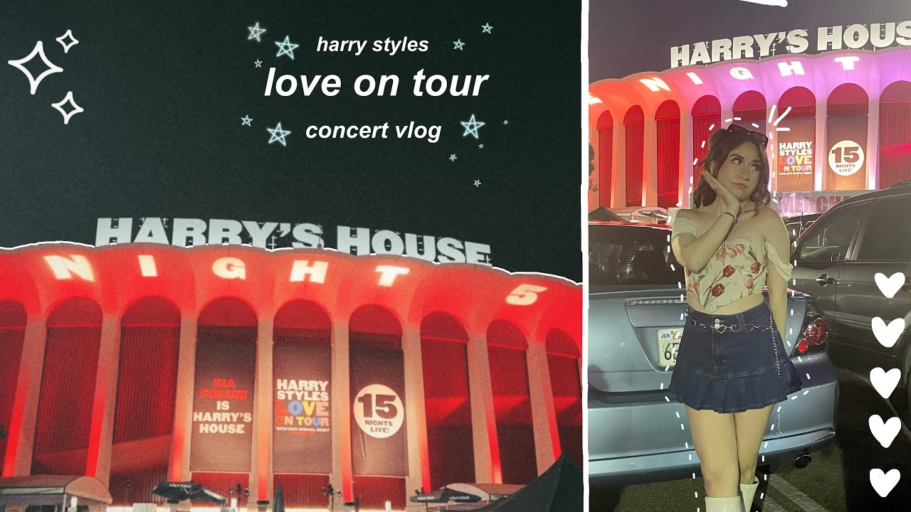 harry's house night 5 // harry styles 'love on tour' la concert vlog ...
