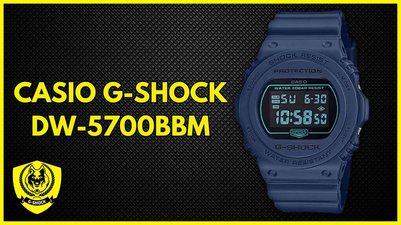 Explorando o Casio G-Shock DW-5700: O Poder do Clássico - YouTube