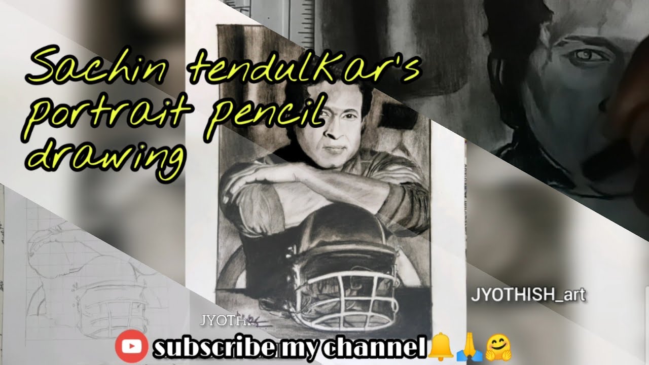 Tribute to SACHIN TENDULKAR #sachintendulkar's realistic pencil drawing ...