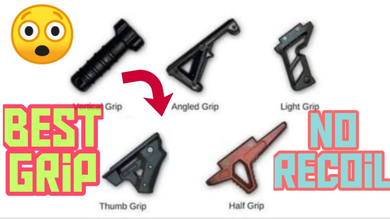 Which is best grip of pubg mobile || advantages of grips - YouTube