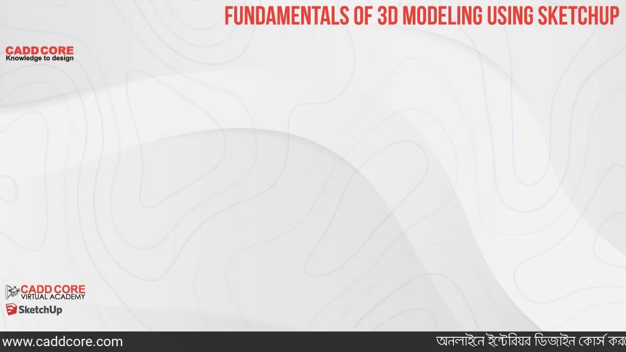 Fundamental Of 3D Modeling Using Sketchup - YouTube