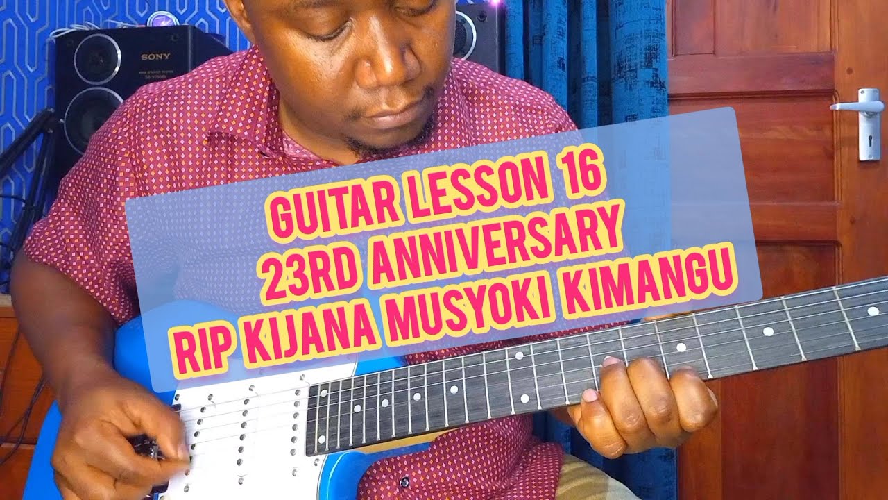 LEARNING KAMBA BENGA GUITAR with ERIC MBUVI TUTORIAL PART 16 playing ...