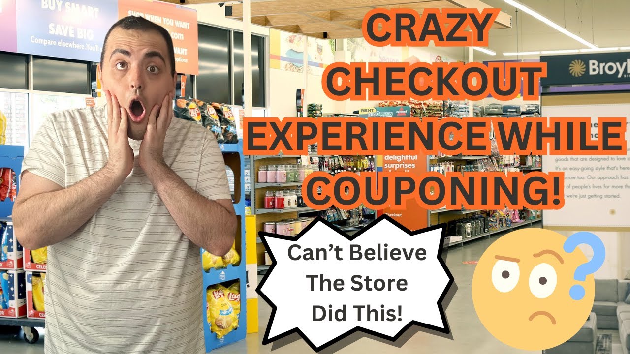 CRAZY CHECKOUT EXPERIENCE WHILE COUPONING! ~ CAN'T BELIEVE THE STORE ...