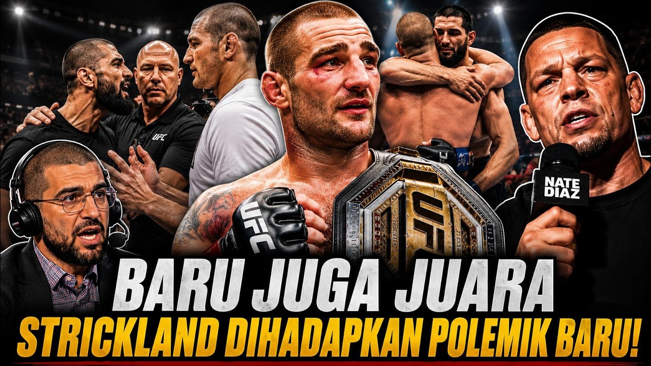 Terbongkar! Strickland Juara Dari DRAMA PALSU UFC 328🔴Khamzat Langsung ...