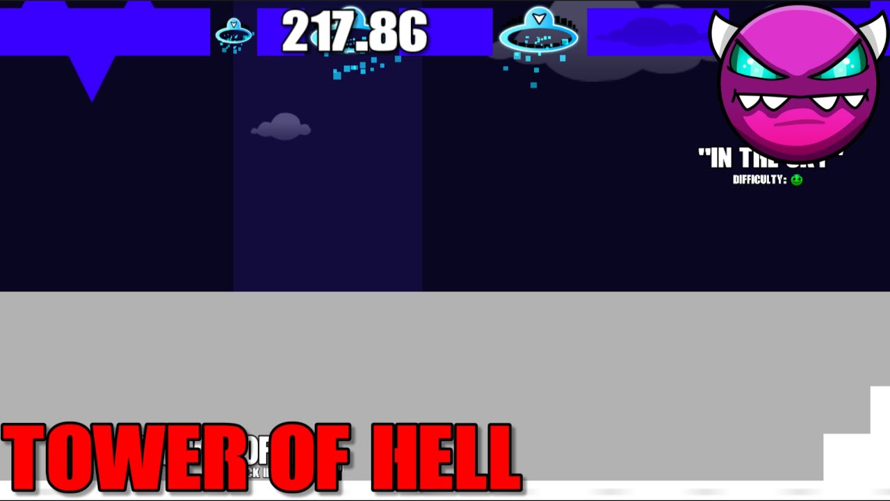 Tower of hell ( Medium Demon ) | Geometry Dash 2.2 - YouTube