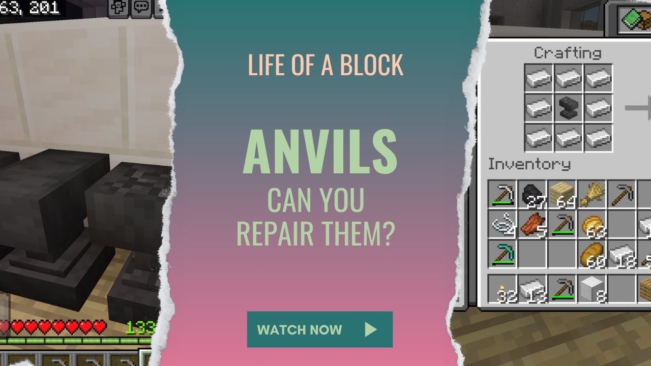 Can You Repair an Anvil in Minecraft? The Truth Revealed! - YouTube