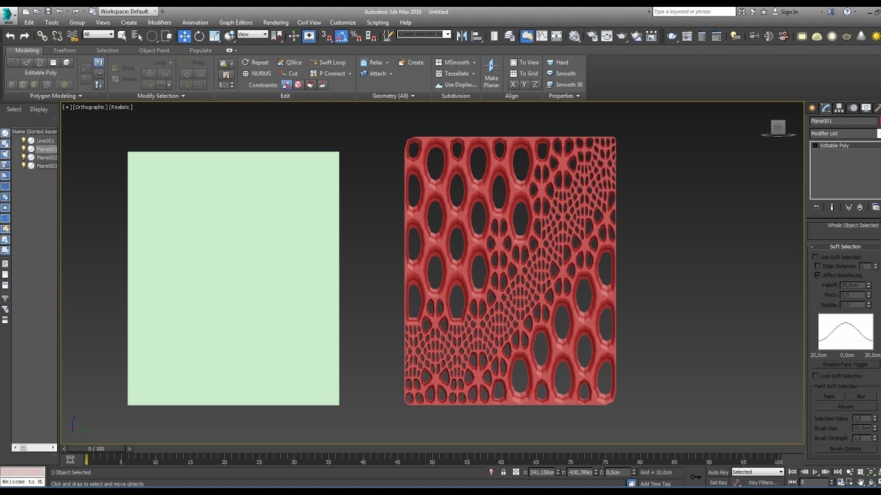 3ds Max Generate Topology Edİt Poly Modİfİer Youtube