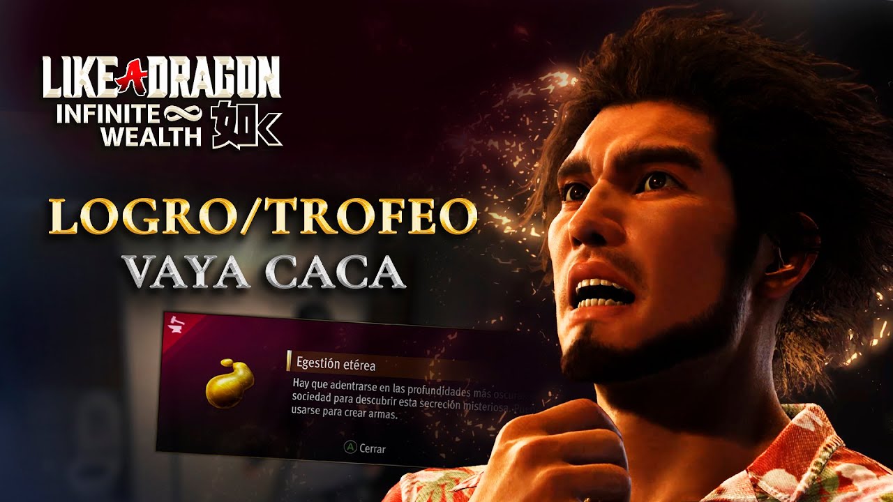 Logro / Trofeo Vaya Caca | Like a Dragon: Infinite Wealth - YouTube
