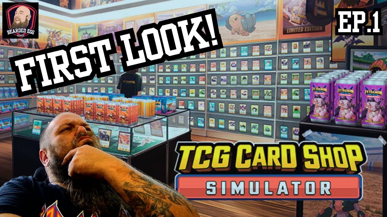 TGC Card Shop Simulator! First Look! - YouTube