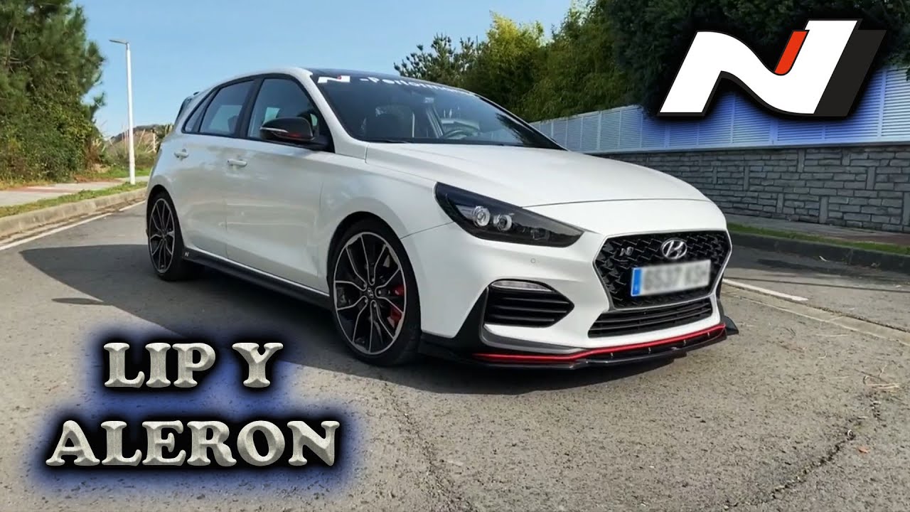 Hyundai I30N PERFORMANCE 💥 - MAXTON DESING - LIP DELANTERO Y ALERON 💥 ...