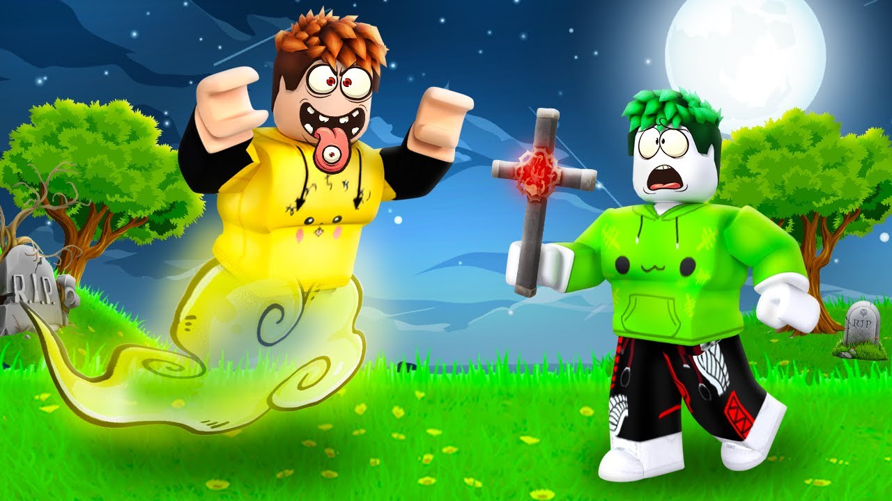 MY FRIEND TURN INTO A GHOST IN ROBLOX NIGHTMARE ! - YouTube