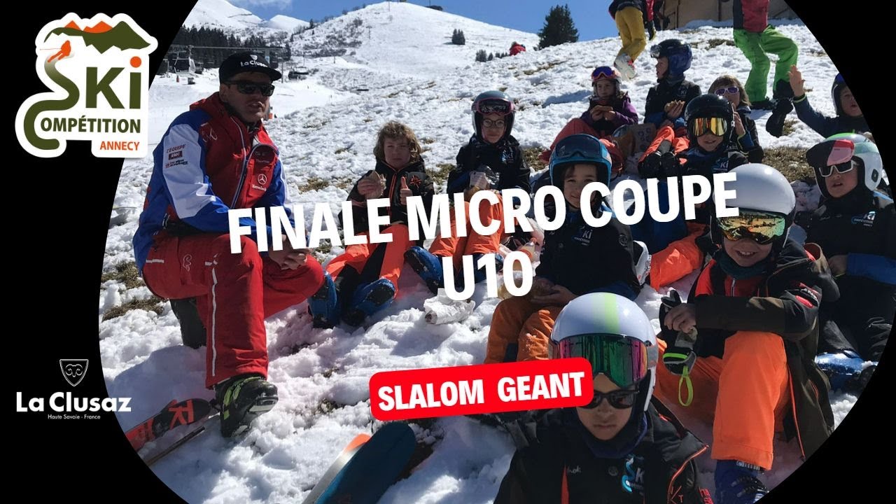 Finale Micro Coupe U10 - Slalom Géant - YouTube
