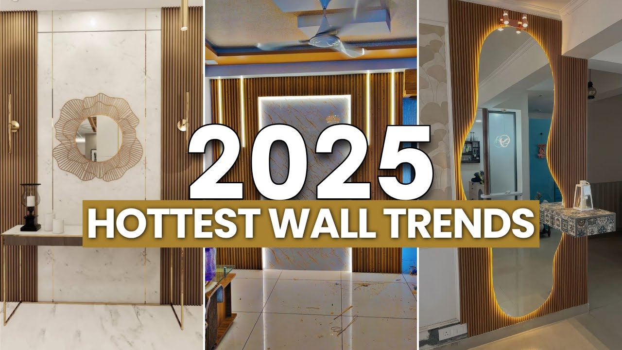 WALL DECORATION GOALS 2025 | What's Trending in Living Room Design ...