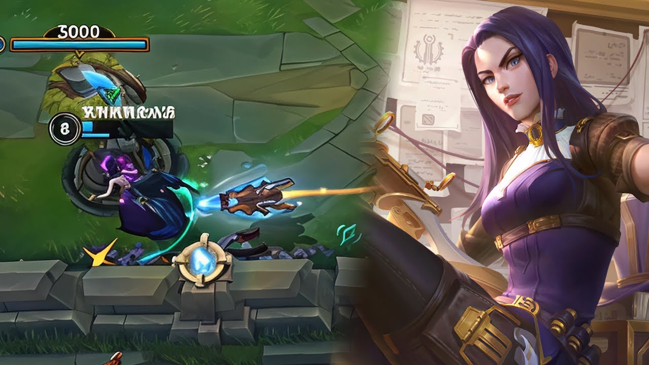 Wild Rift Caitlyn - Top 1 Caitlyn Gameplay Rank Season 15 - YouTube