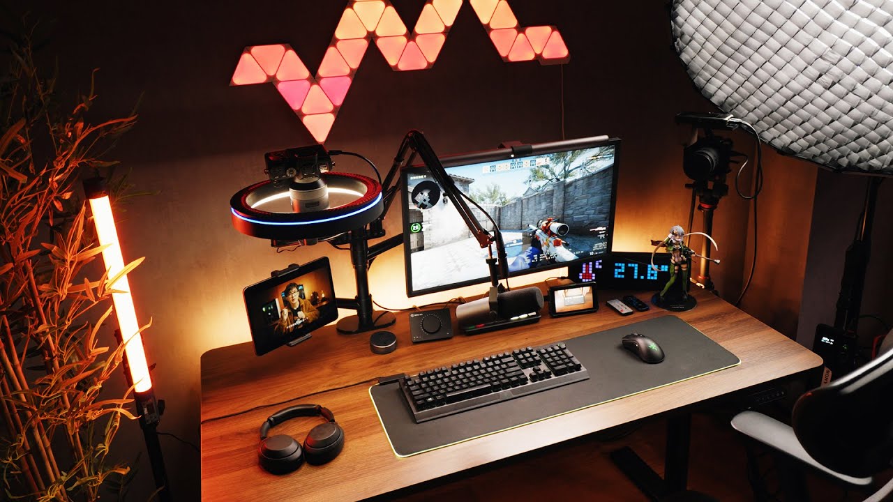 ULTIMATE Gaming Setup Tour | Live Streaming Setup | Desk Ideas ...
