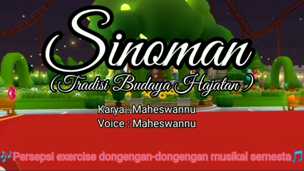 SINOMAN (Tradisi Budaya Hajatan)~Maheswannu || Kreatifitas Anak Bangsa - YouTube
