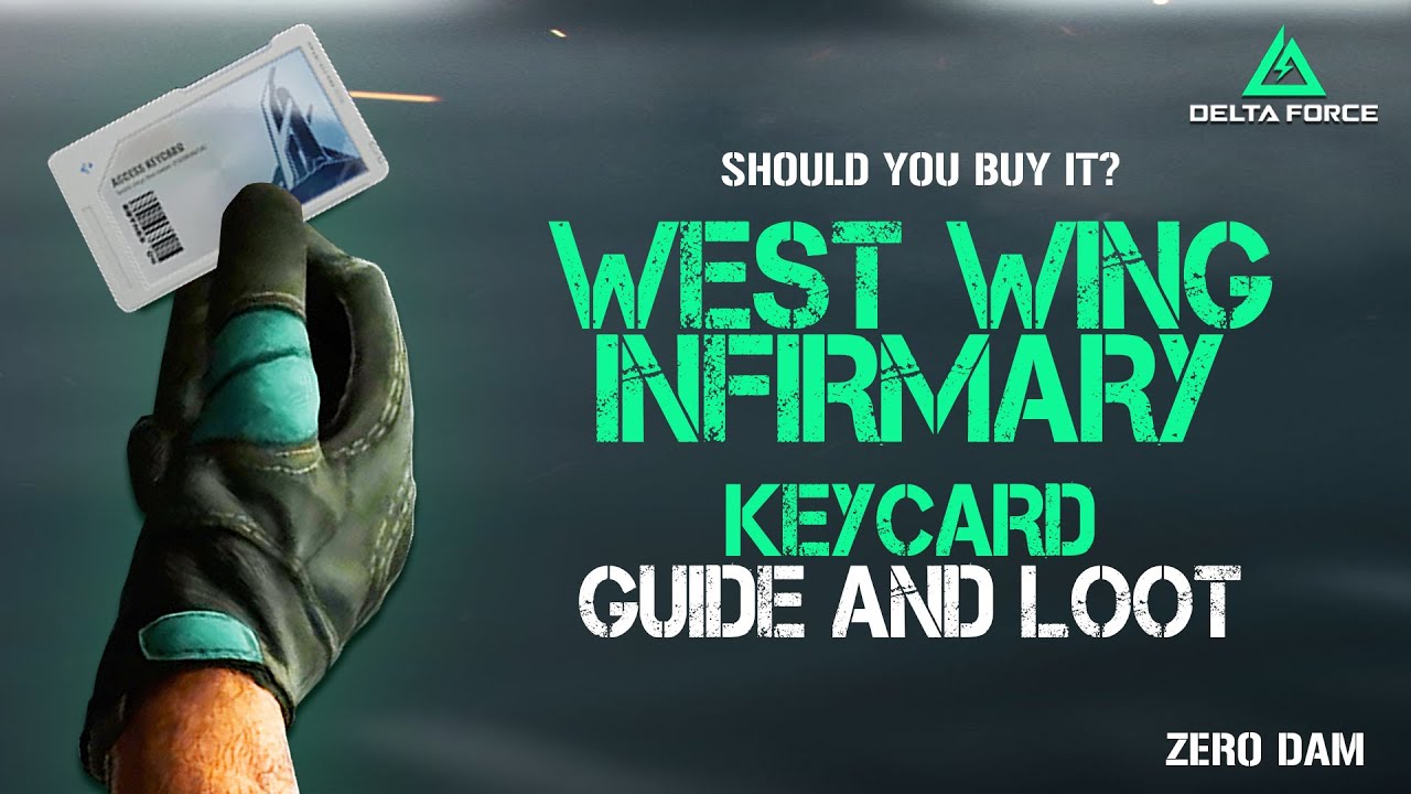 Delta Force - West Wing Infirmary Keycard Guide and Loot - YouTube